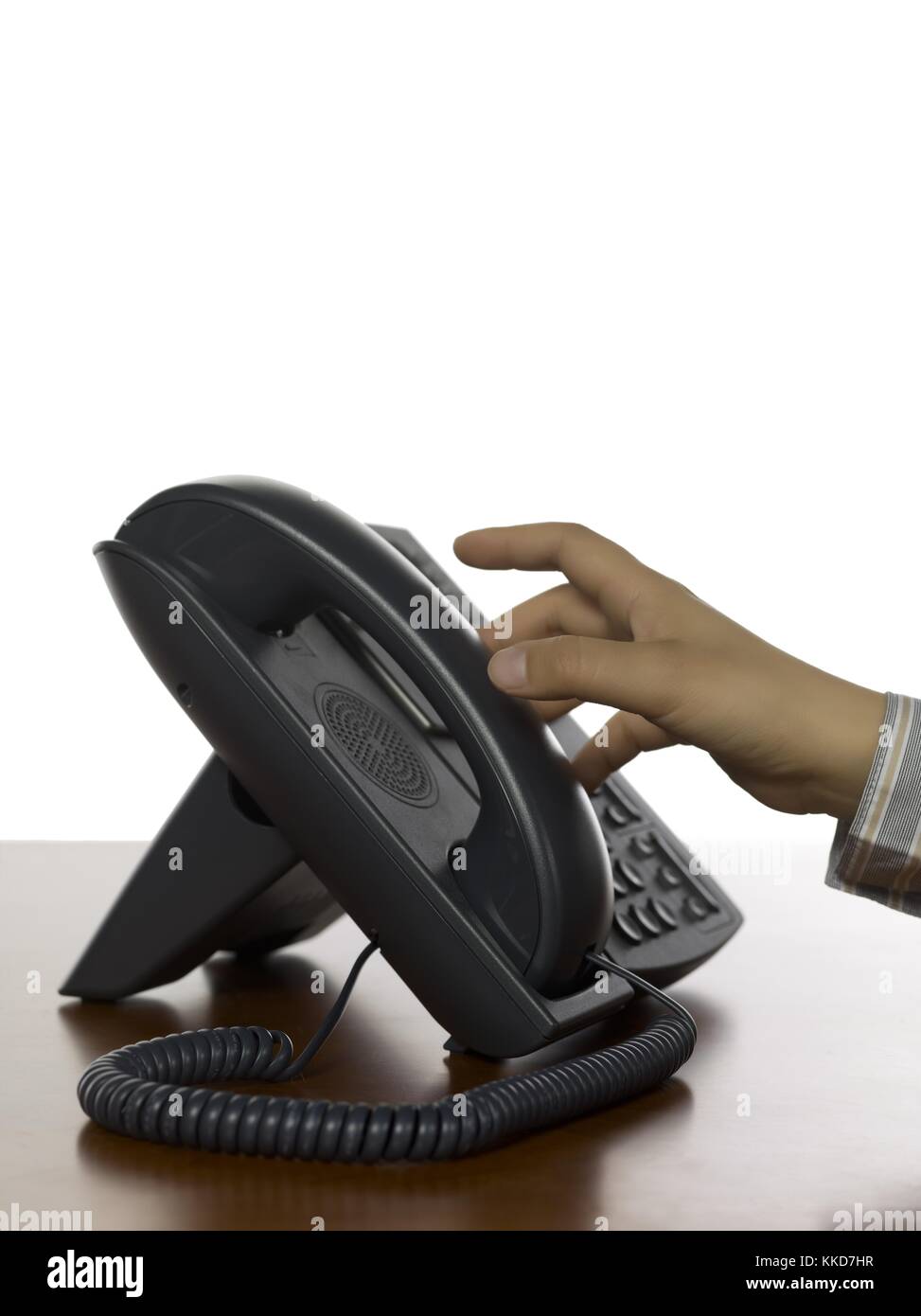 hand picking telephone Stock Photo - Alamy