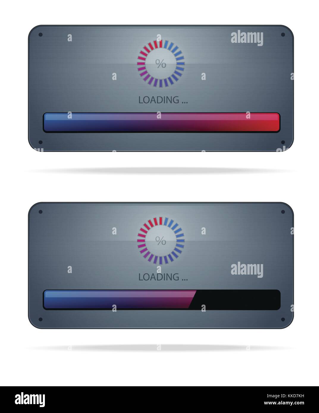 Speed progress bar icon technology hi-res stock photography and images ...