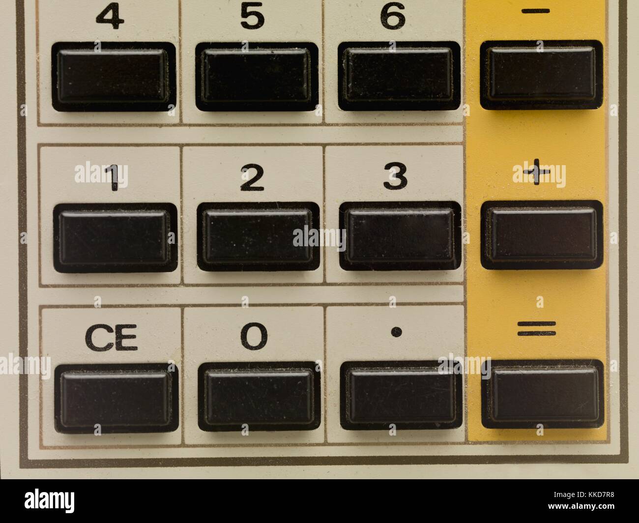 push buttons of a calculator Stock Photo - Alamy