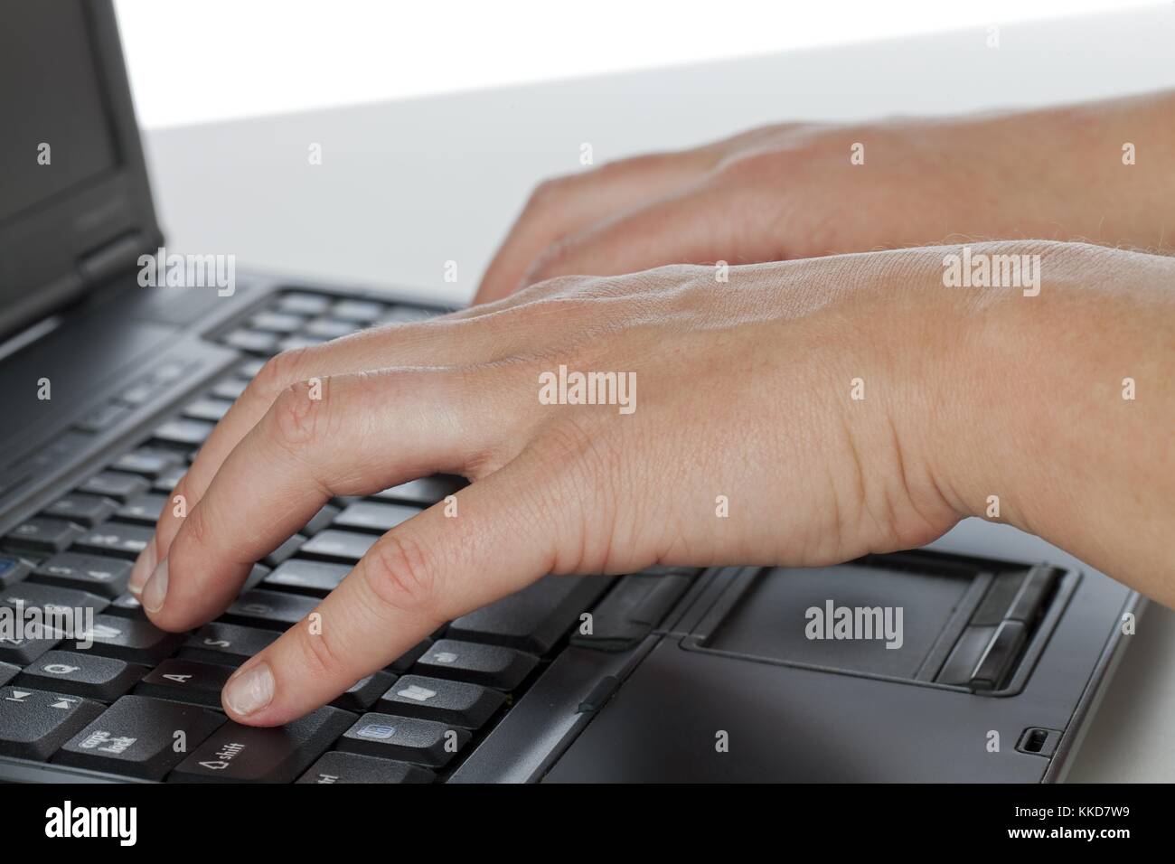 typing hands closeup Stock Photo - Alamy