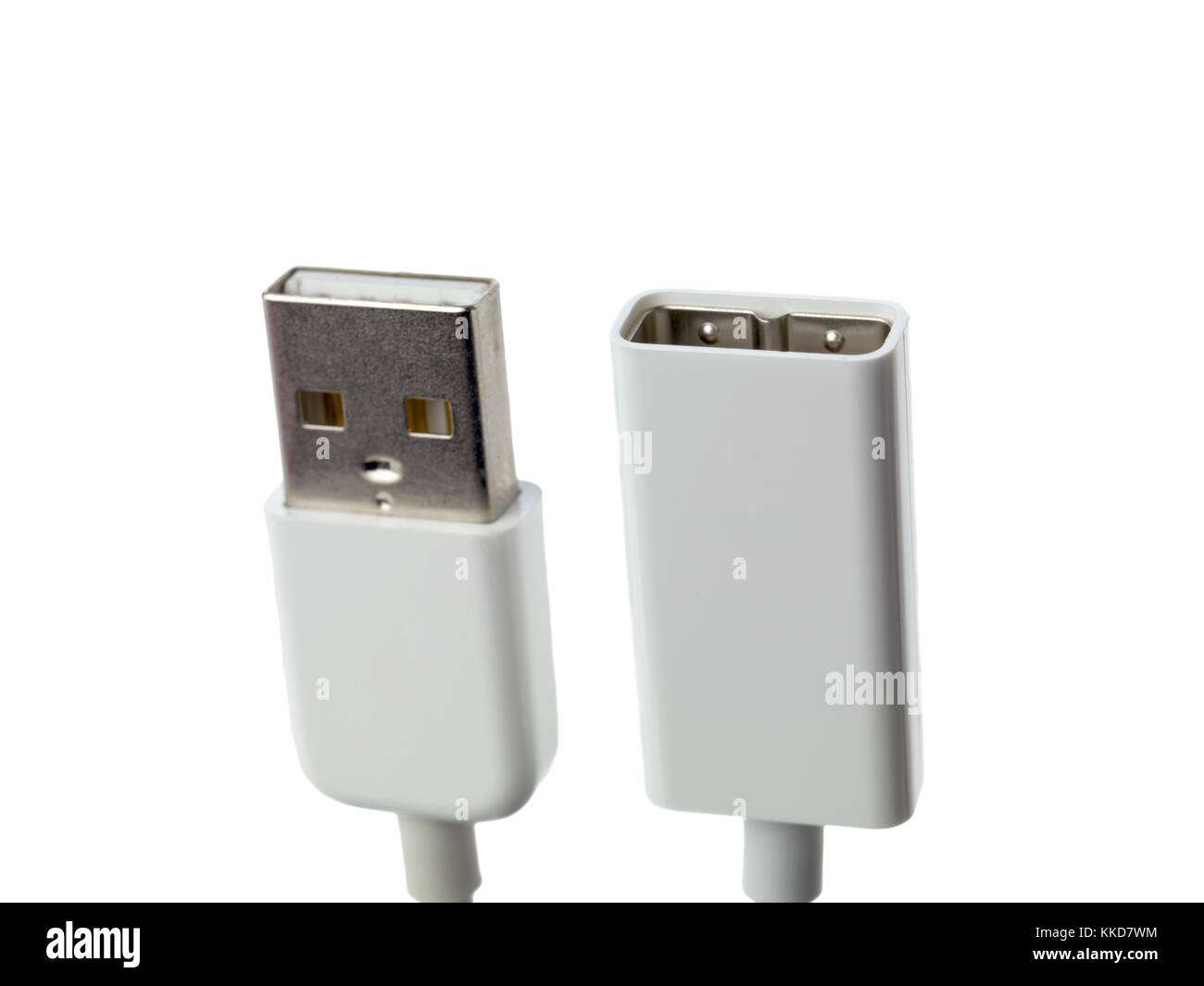 usb plus isolated on white Stock Photo - Alamy