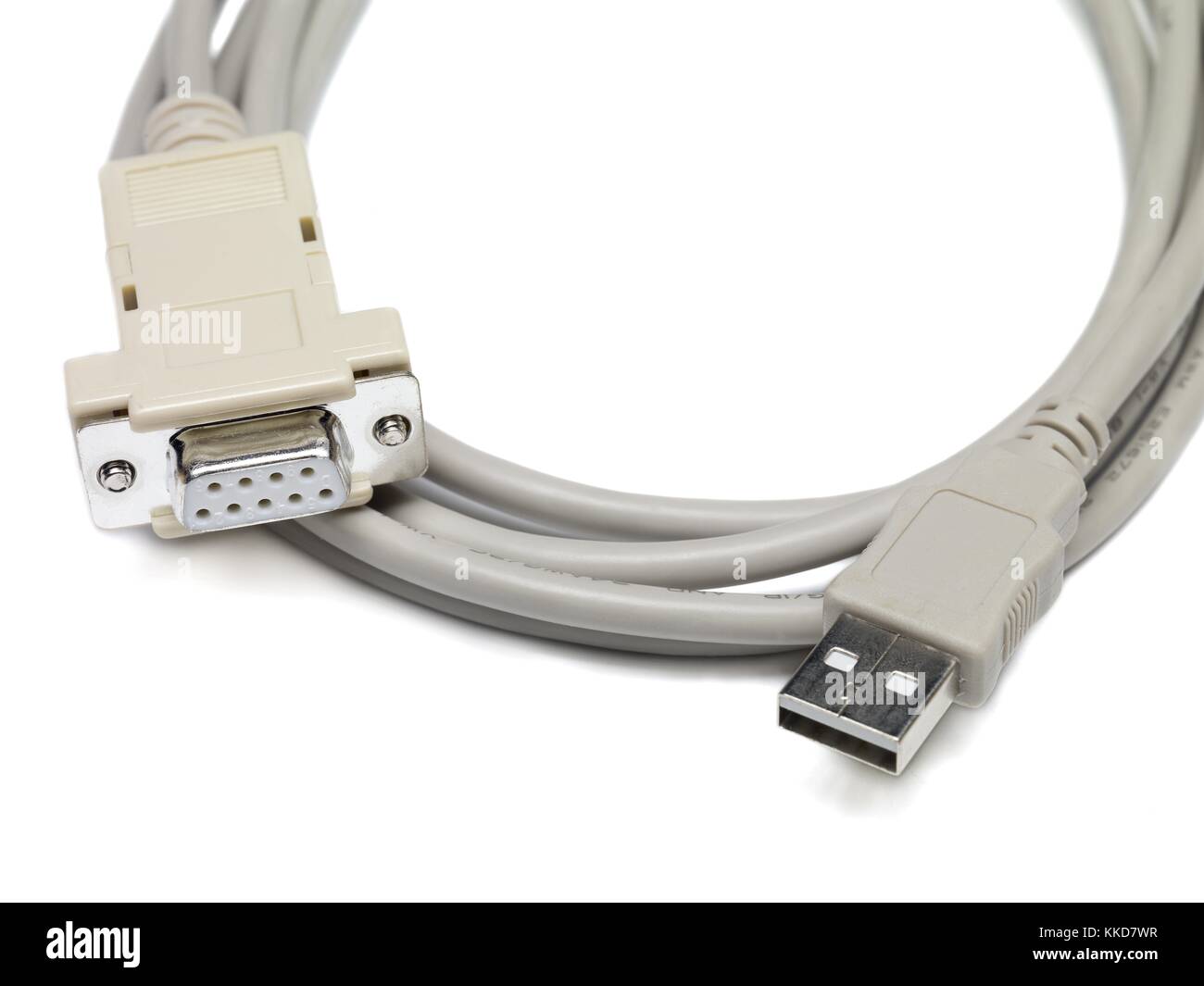 usb to db9 cable Stock Photo - Alamy