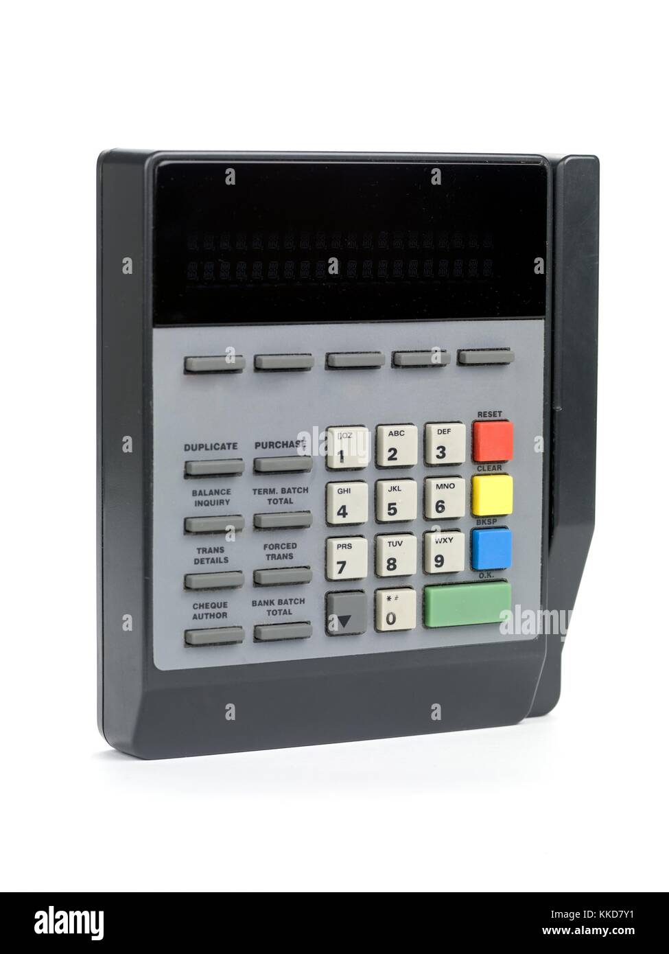 Card Reader With LCD Screen Stock Photo - Alamy