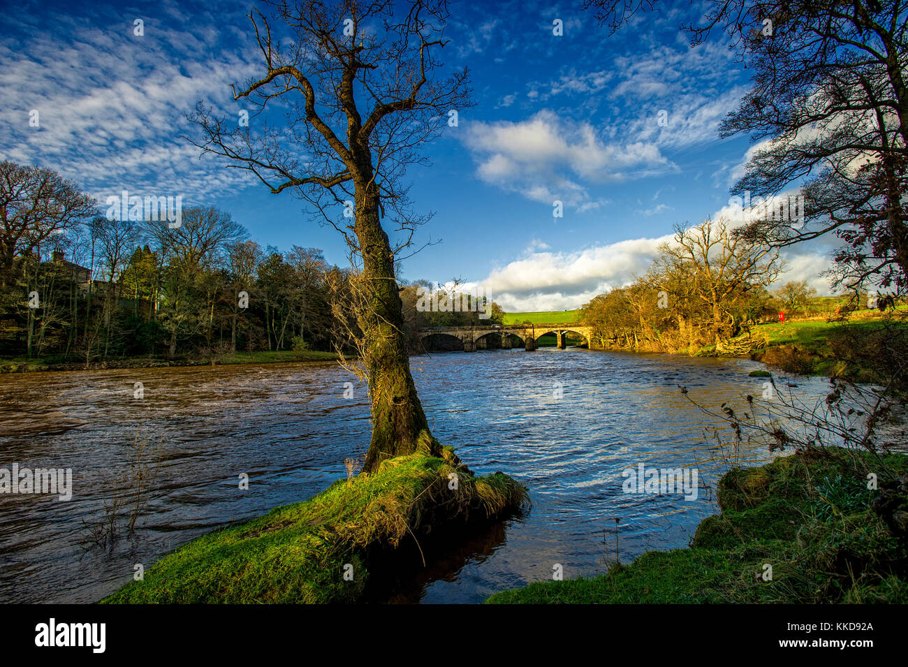 River Lune, Lancashire. Picture by Paul Heyes, Monday November 27 2017 ...