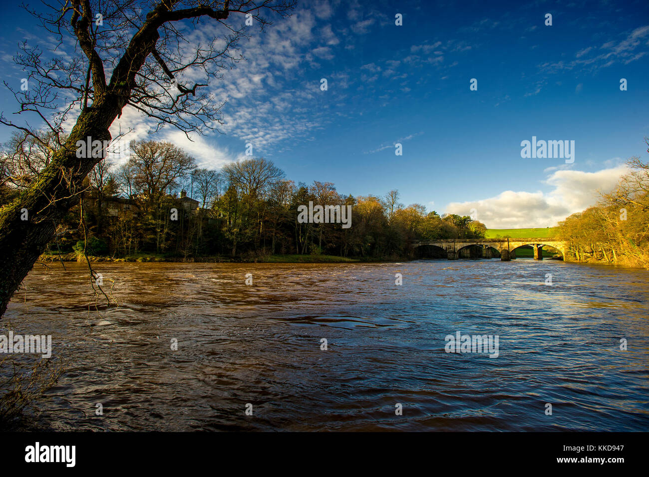 River Lune, Lancashire. Picture by Paul Heyes, Monday November 27 2017 ...