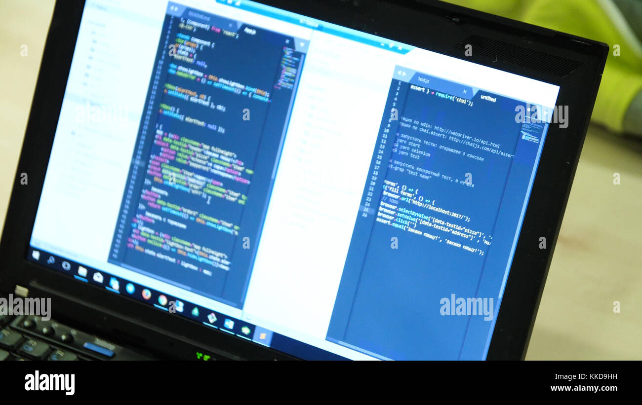 Programmer Occupation Writing Programming Code On Laptop Coding Code Program Programming