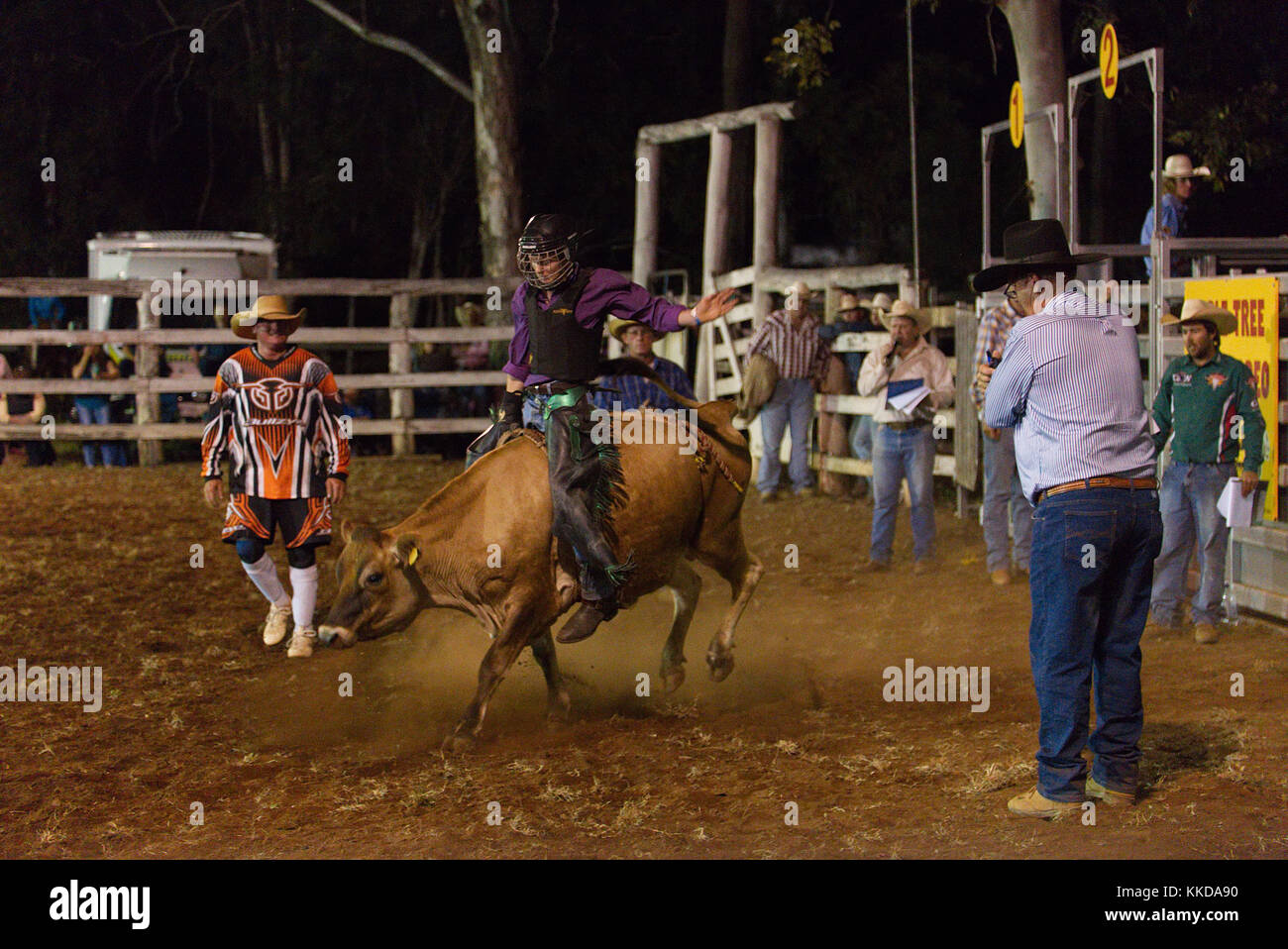 Small country village Rodeo Apple Tree Creek Qld Australia Stock Photo ...