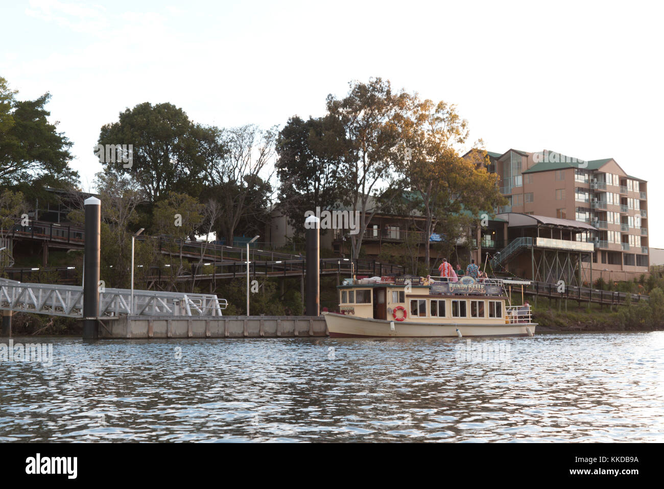 Bundy Belle Tour Boat on the Burnett River Bundaberg Queensland ...