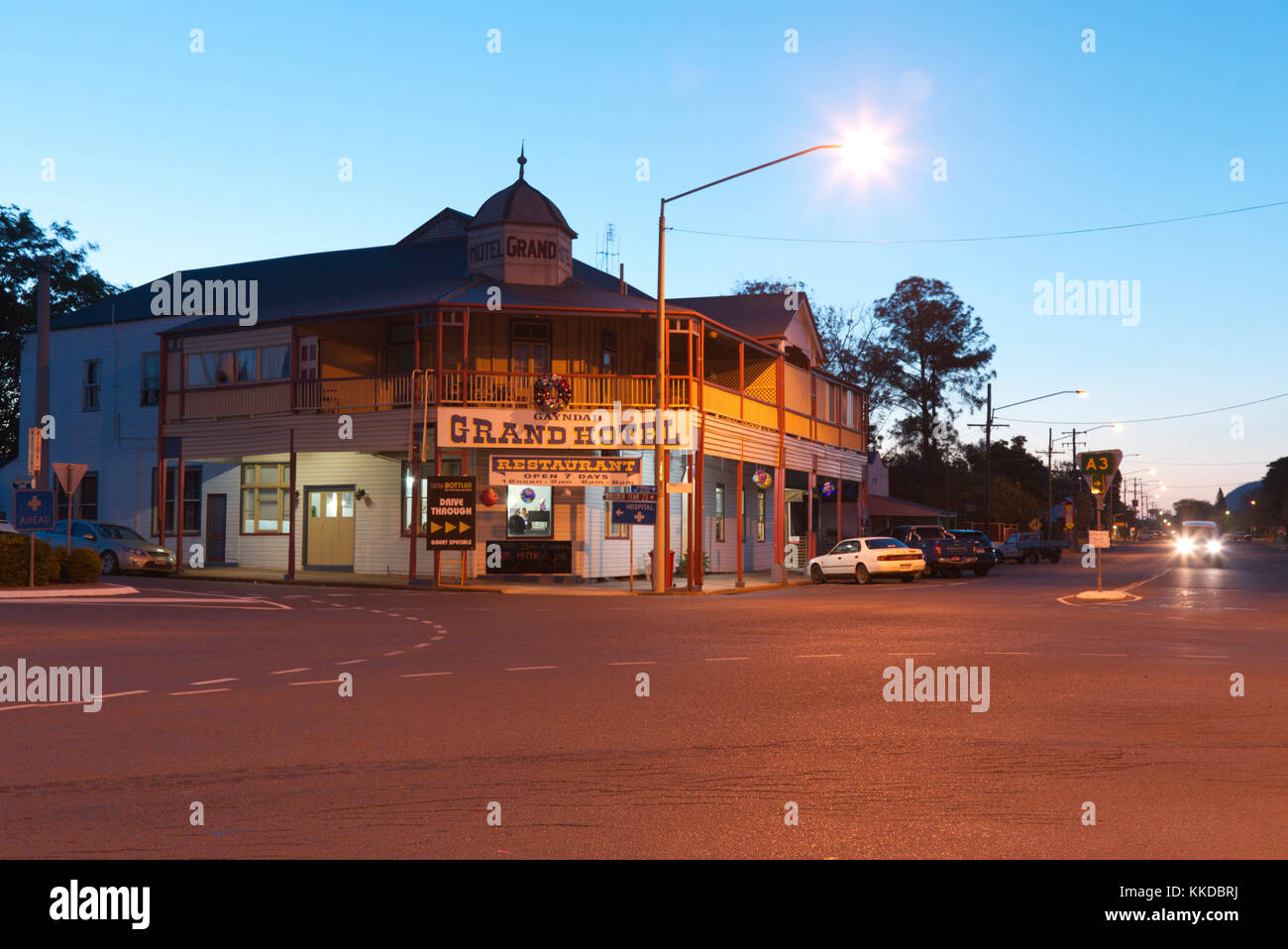 The historic Grand hotel Gayndah Queensland Australia Stock Photo - Alamy