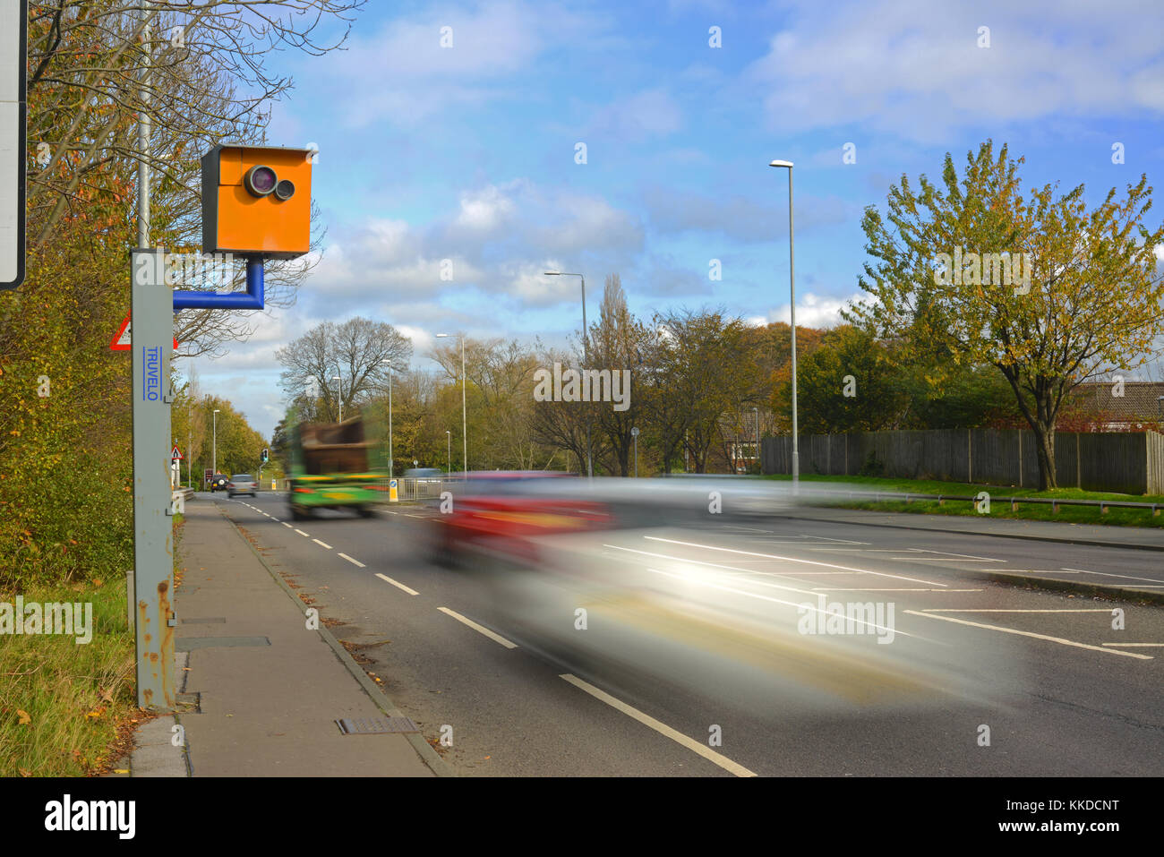 traffic passing truvelo type speed camera leeds yorkshire united ...