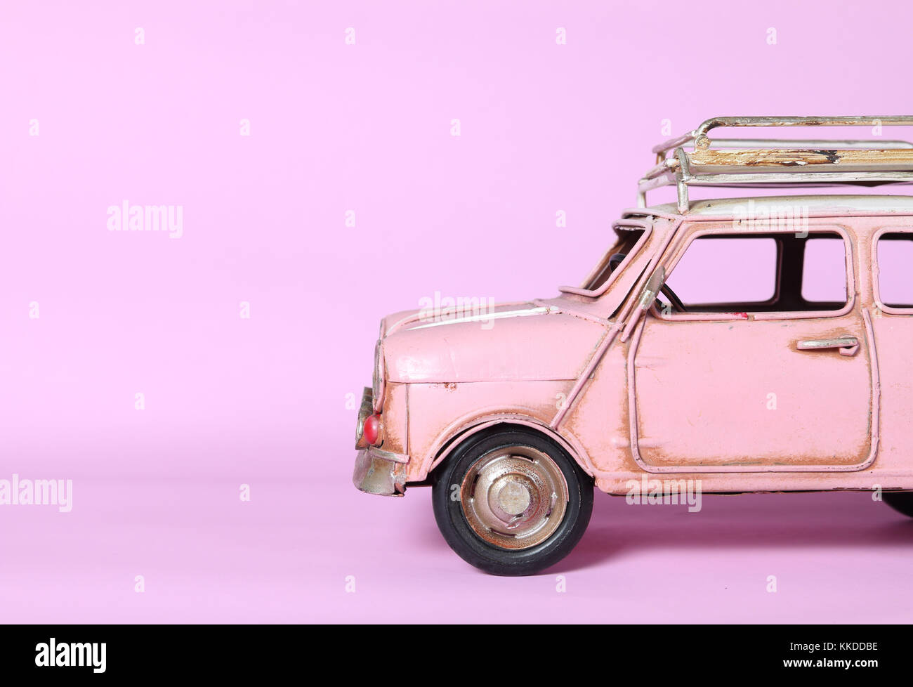 Pink miniature car on pink background, insurance concept Stock Photo ...