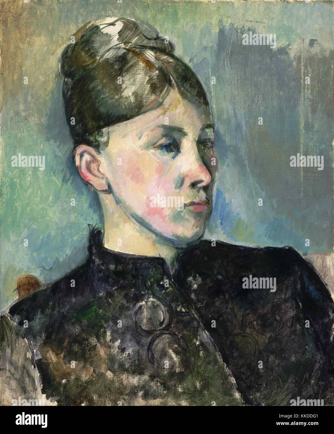 An old vintage portrait painting Stock Photo - Alamy