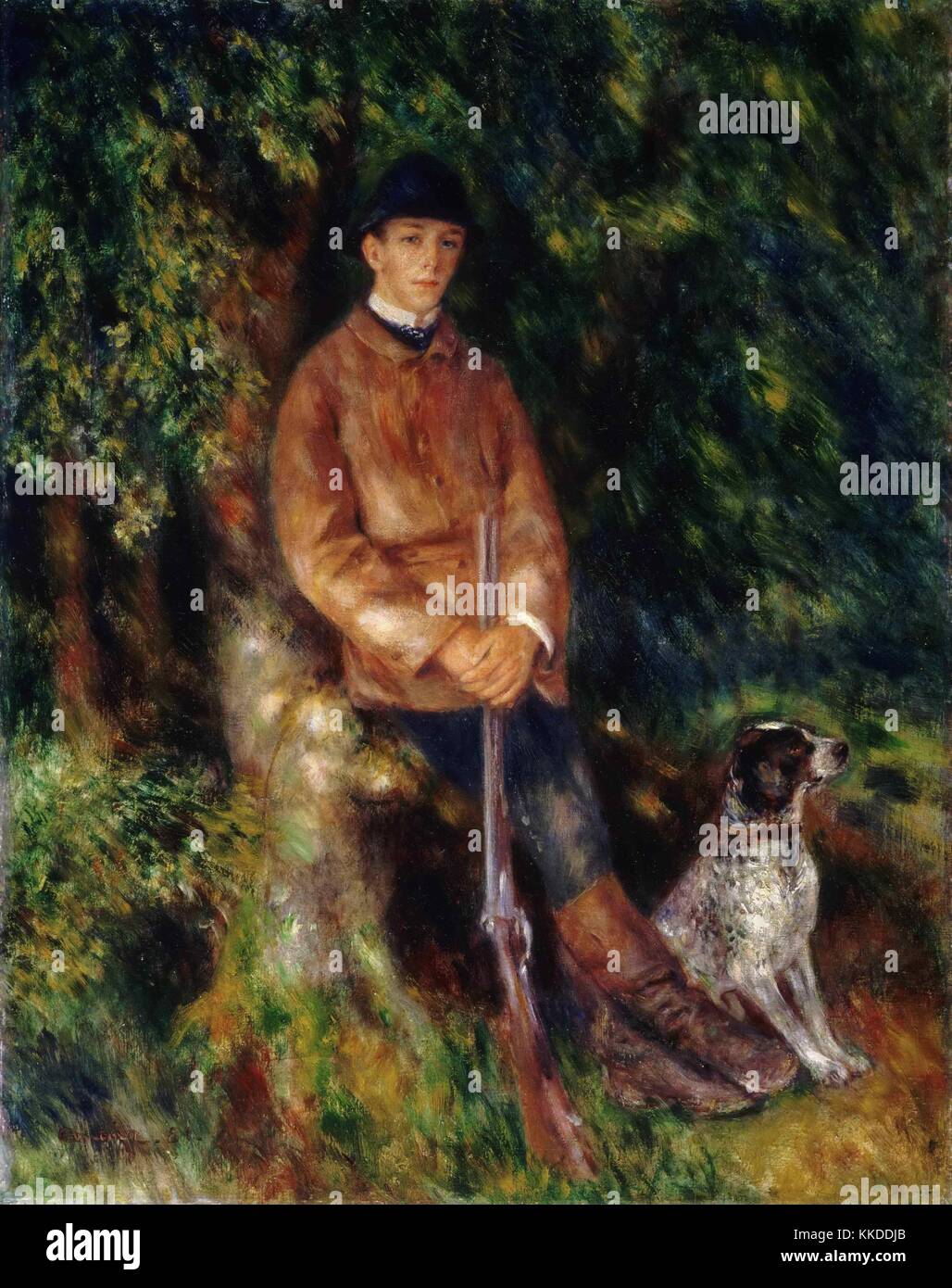 An old vintage portrait painting Stock Photo - Alamy