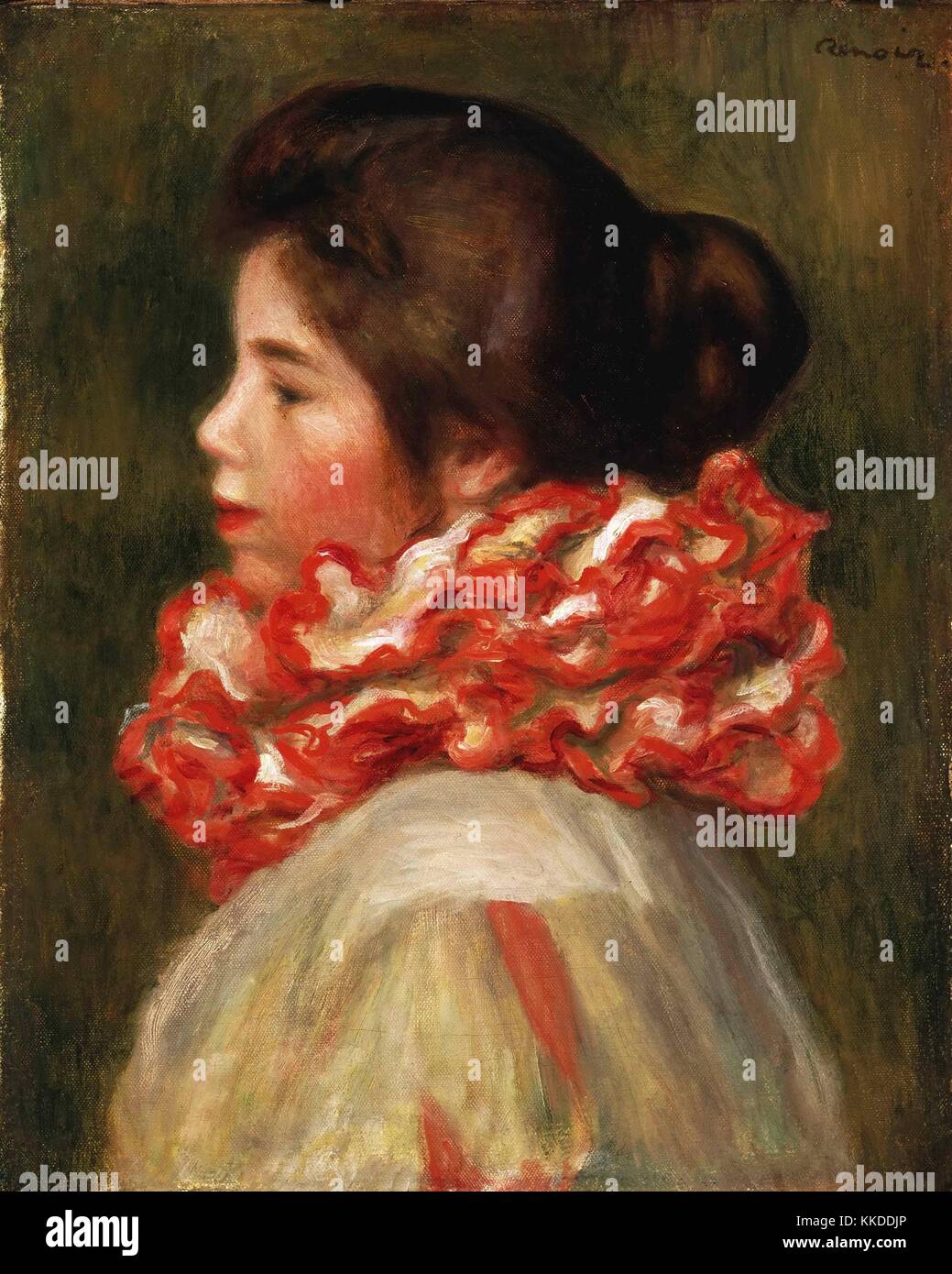 An old vintage portrait painting Stock Photo - Alamy