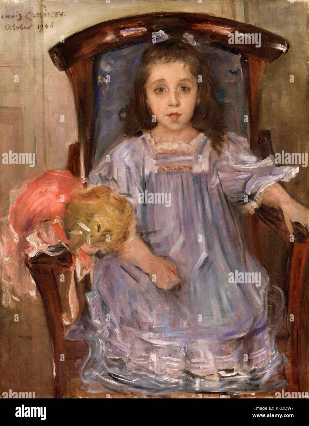 An old vintage portrait painting Stock Photo - Alamy