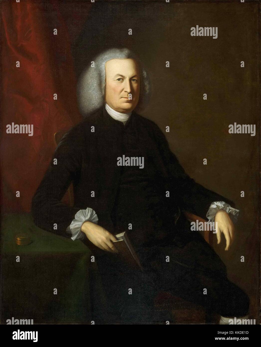 An old vintage portrait painting Stock Photo - Alamy