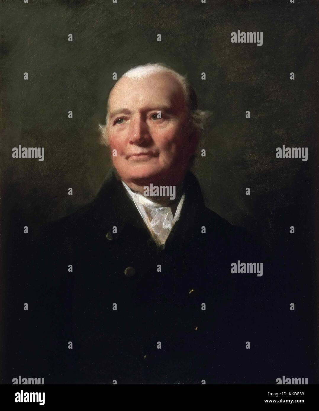 An old vintage portrait painting Stock Photo - Alamy