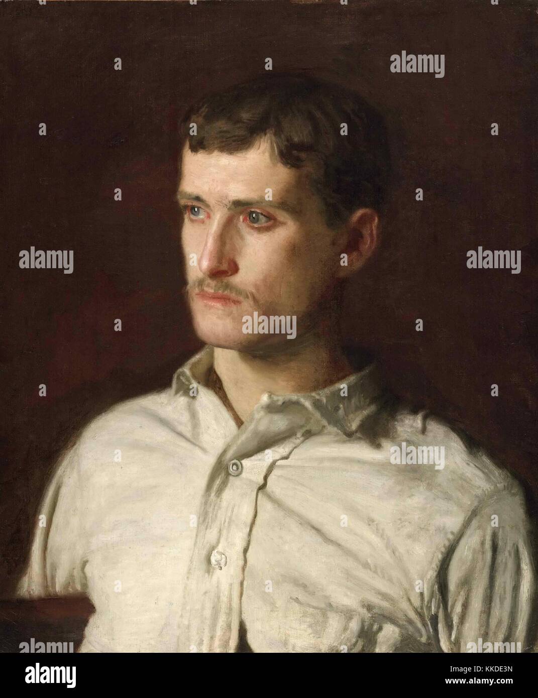 An old vintage portrait painting Stock Photo - Alamy