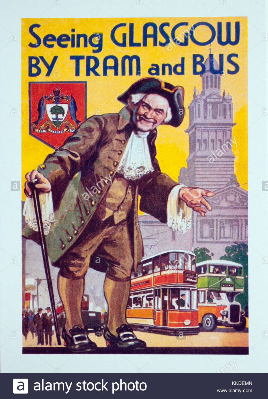 Vintage Poster Bus High Resolution Stock Photography and Images - Alamy