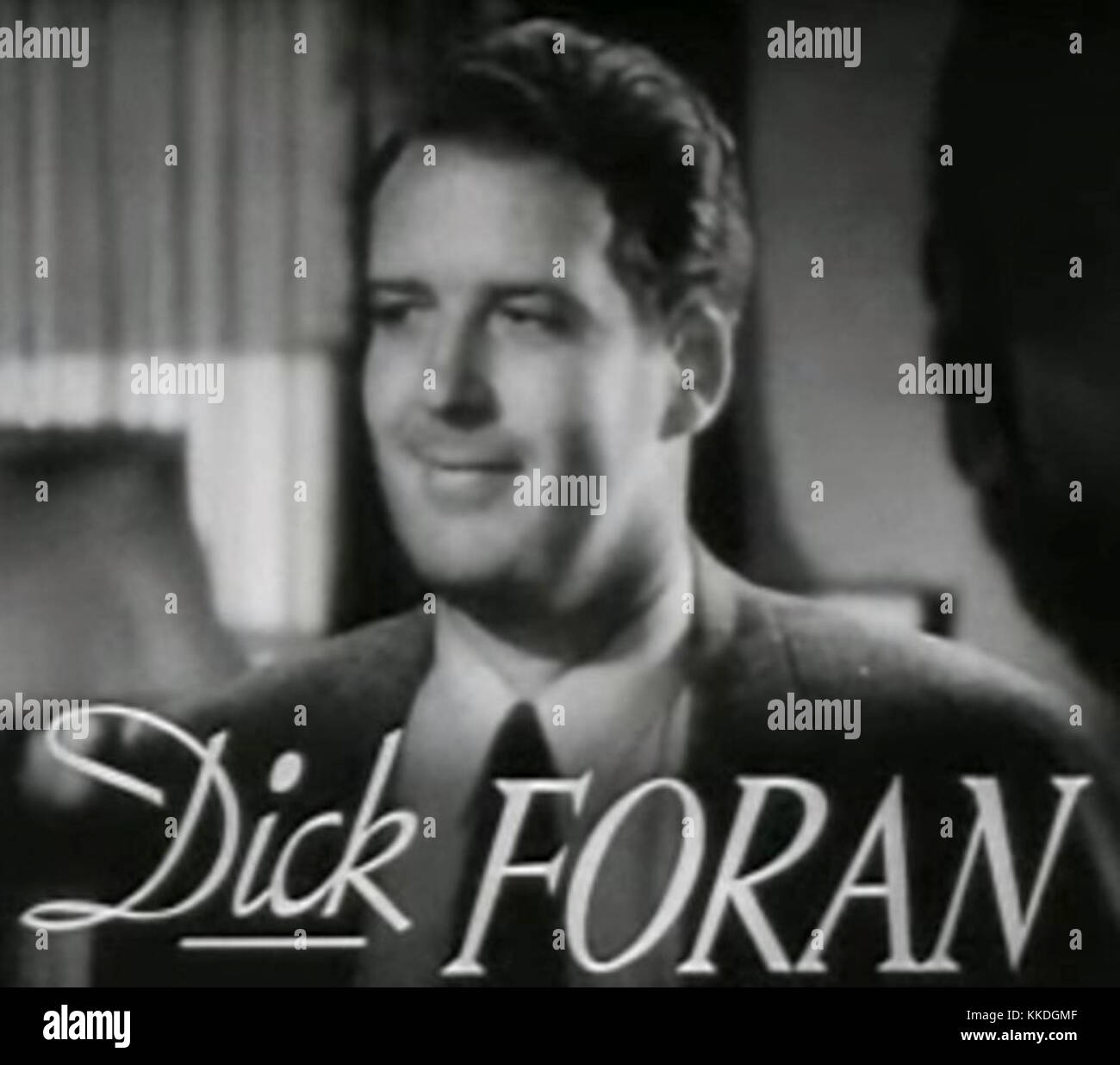Dick Foran in Four Daughters trailer Stock Photo - Alamy