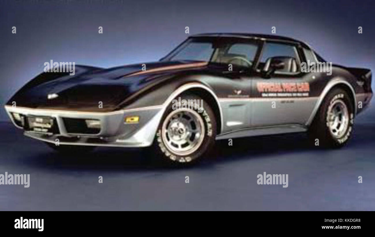 78 Corvette Pace Car Stock Photo - Alamy