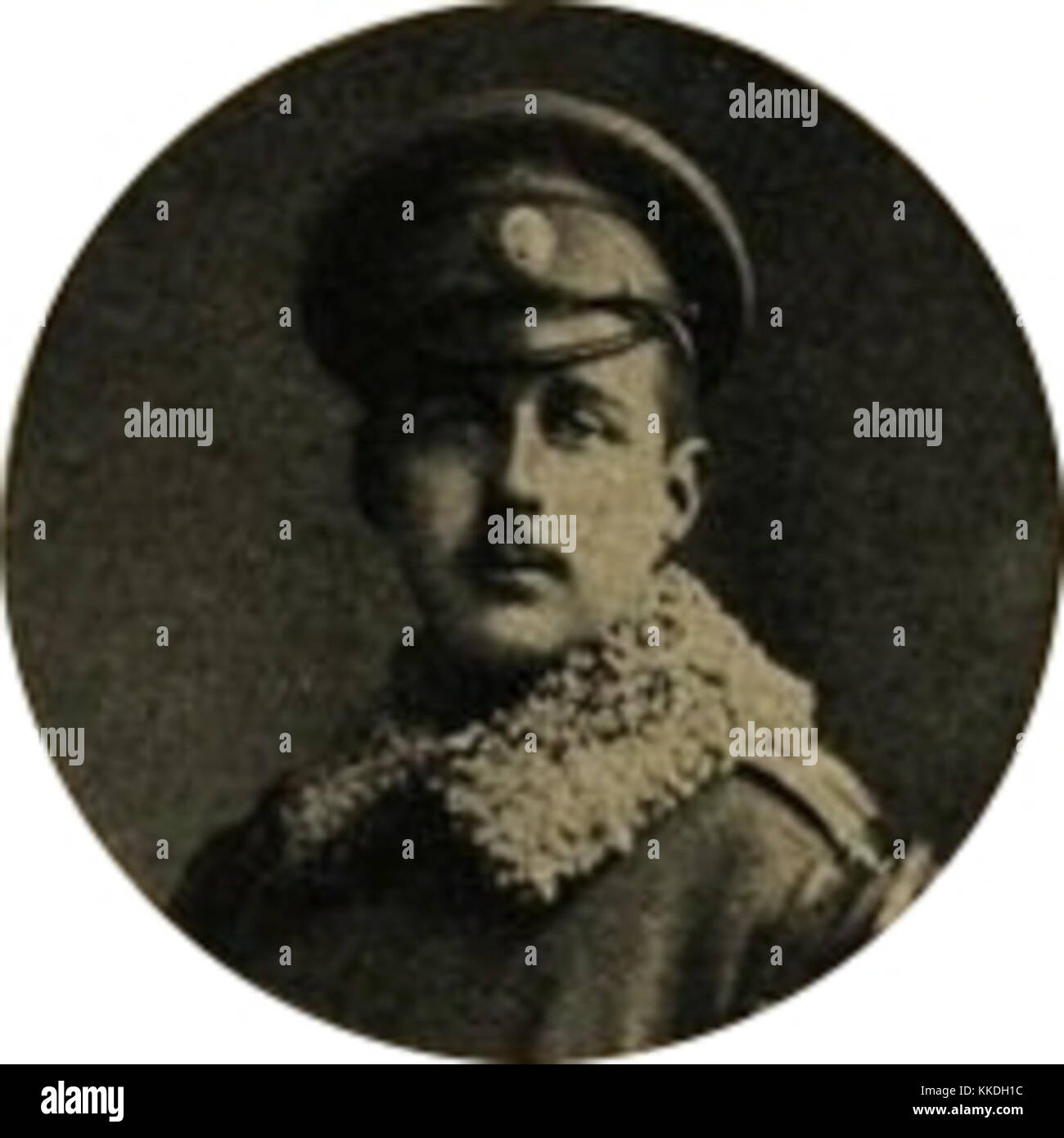 Evgeny Shilovsky as a poruchik Stock Photo - Alamy