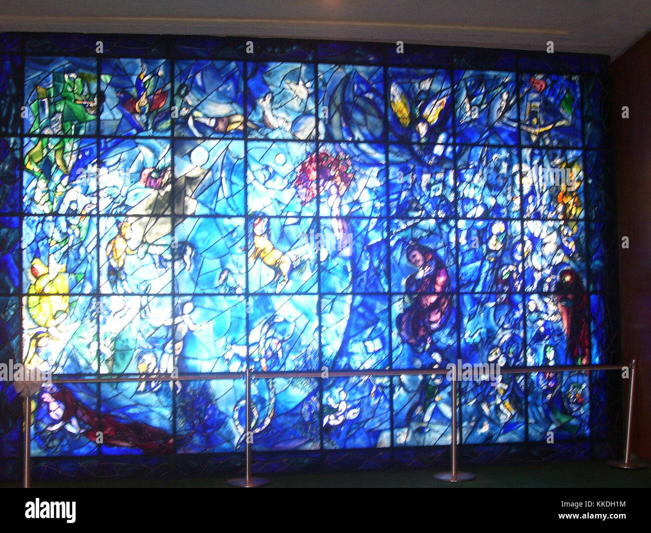 UN Marc Chagall Stained-Glass Window Stock Photo - Alamy