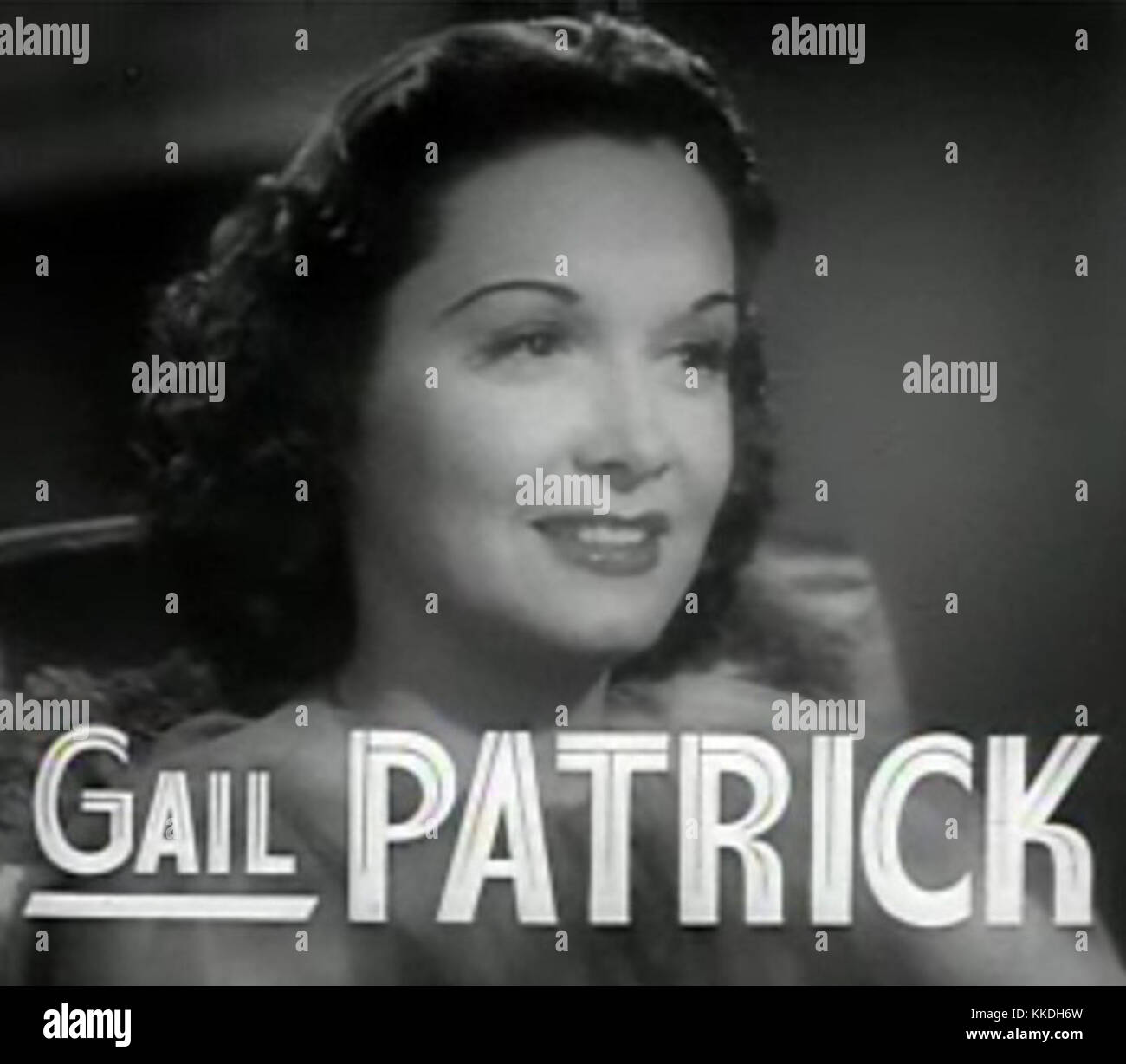 Gail Patrick in Gallant Sons trailer Stock Photo - Alamy