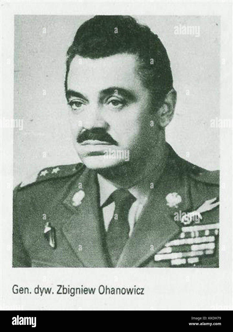 Gen. dyw. Zbigniew Ohanowicz Stock Photo - Alamy