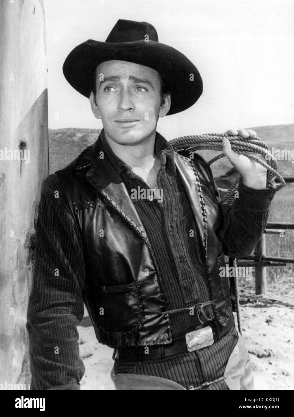 James Drury The Virginian Stock Photo - Alamy