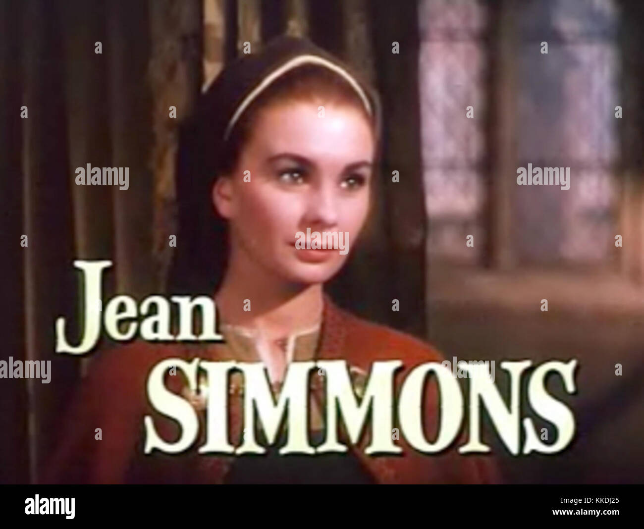 Young bess jean simmons hi-res stock photography and images - Alamy