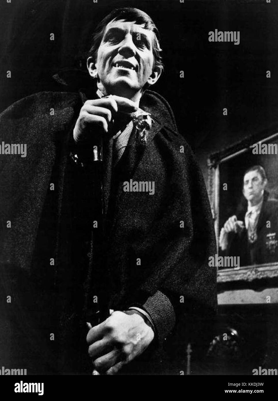 Jonathan Frid Barnabas Collins Dark Shadows 1968 Stock Photo - Alamy