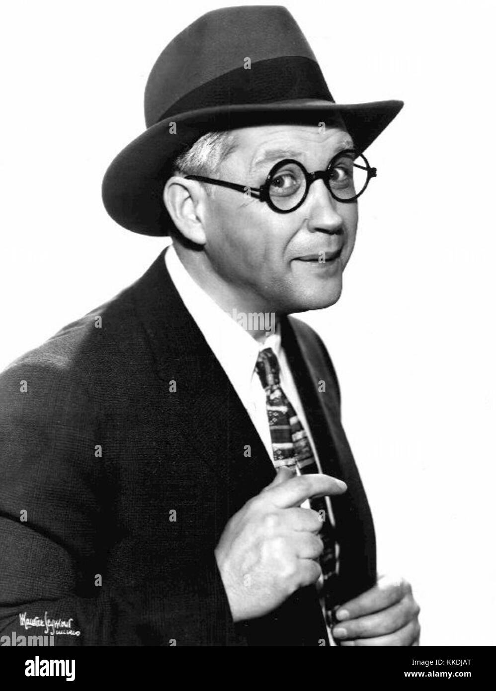 Jim Jordan Fibber McGee 1935 Stock Photo - Alamy