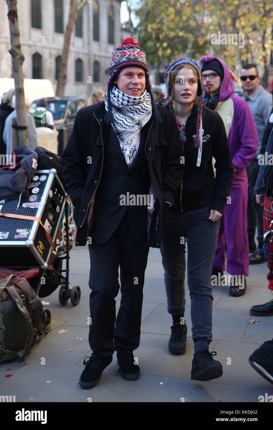 Alleged computer hacker Lauri Love, his girlfriend Sylvia Mann ...