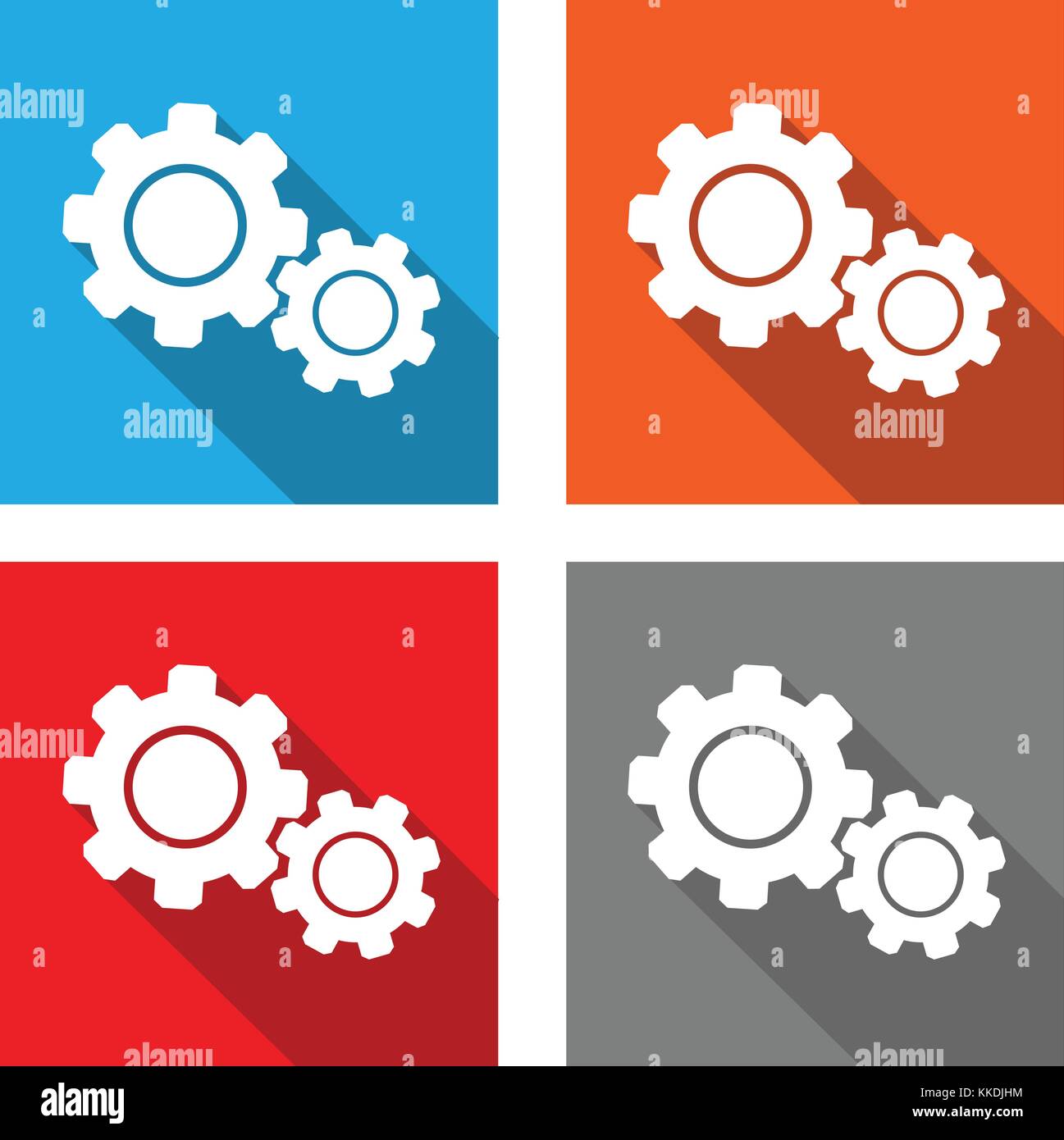 Gear web icon Stock Vector Images - Alamy