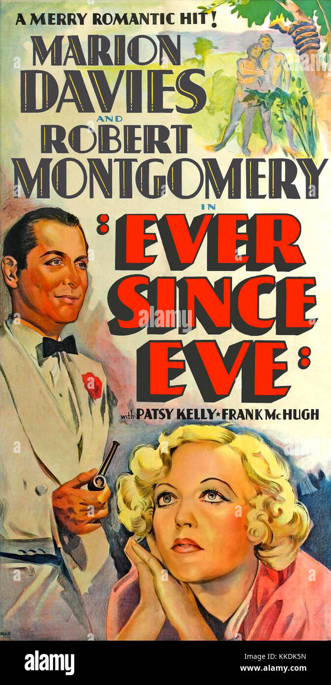 Poster - Ever Since Eve (1937) 02 Stock Photo - Alamy