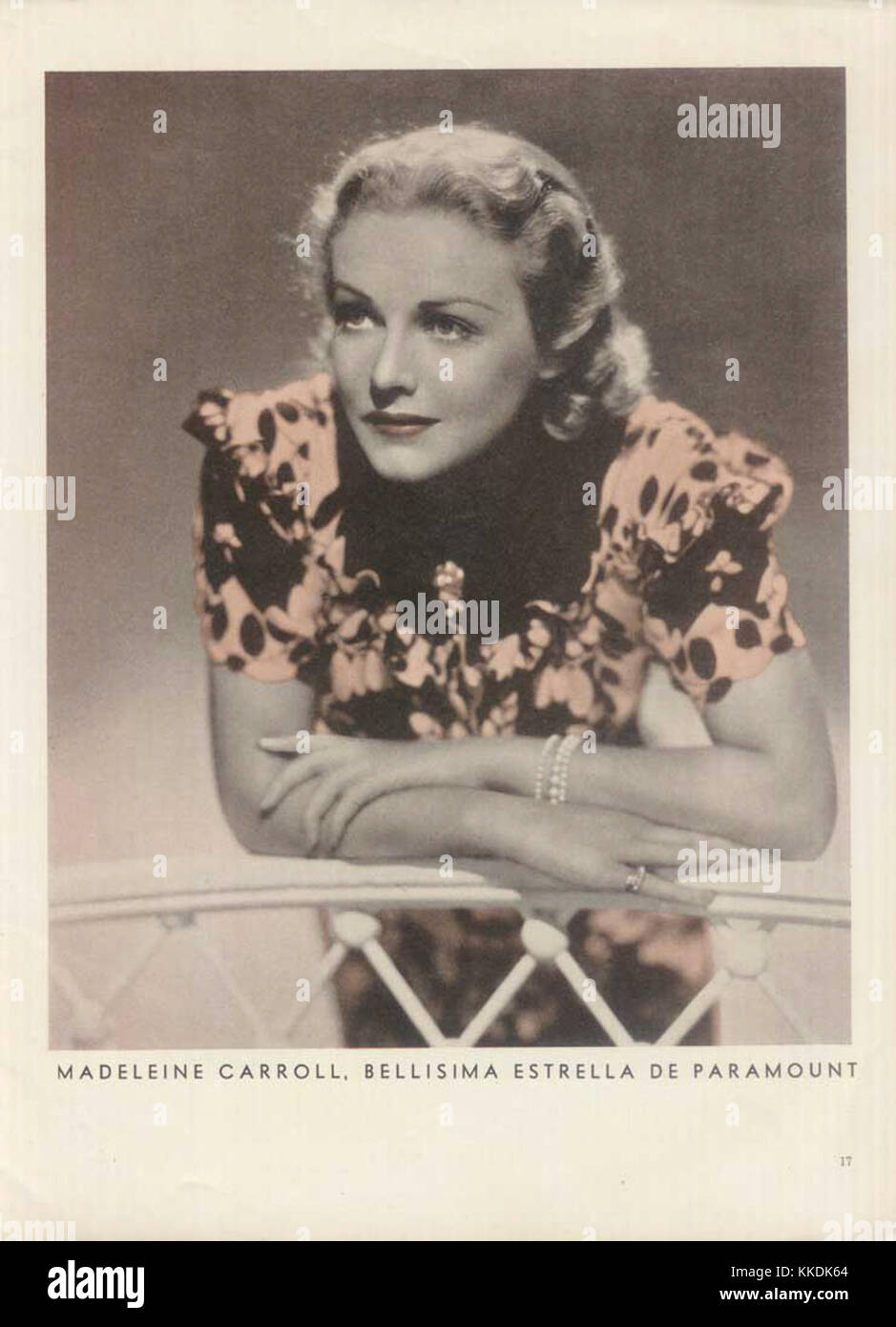 Madeleine carroll hi-res stock photography and images - Alamy