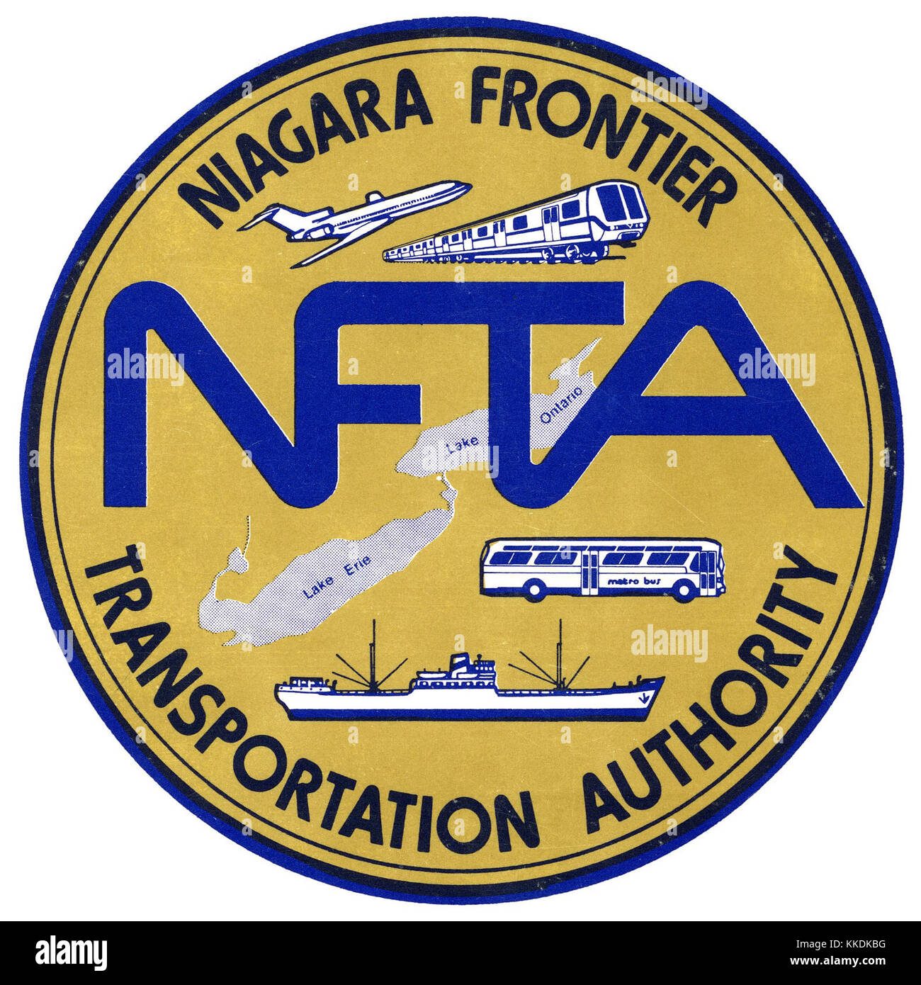 NFTA Annual Report 1974-1975 logo Stock Photo - Alamy