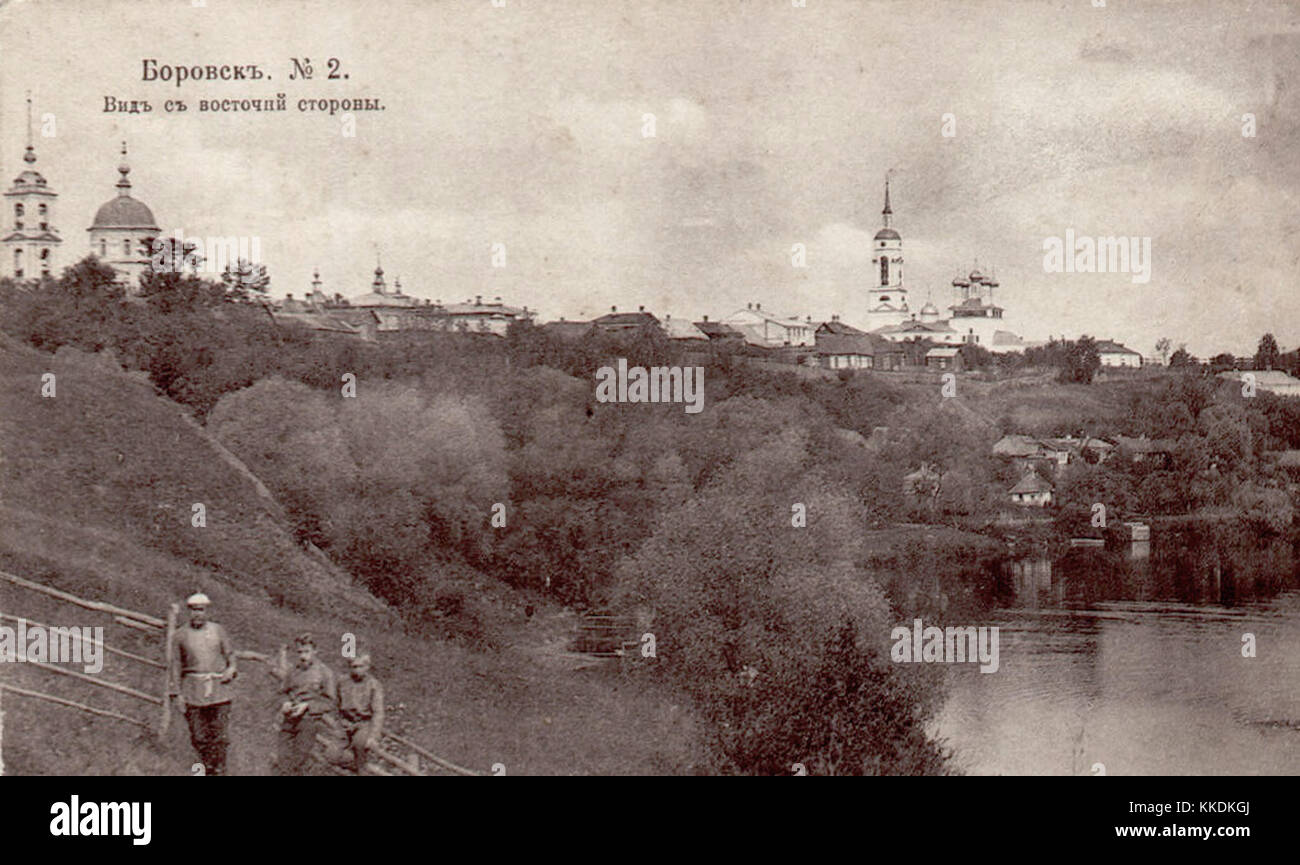 These early 20th-century views of Borovsk, captured by A.V. Muratova ...