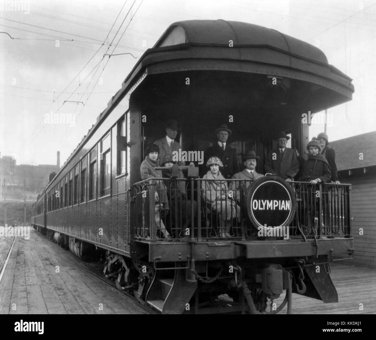 Olympian observation car Stock Photo - Alamy