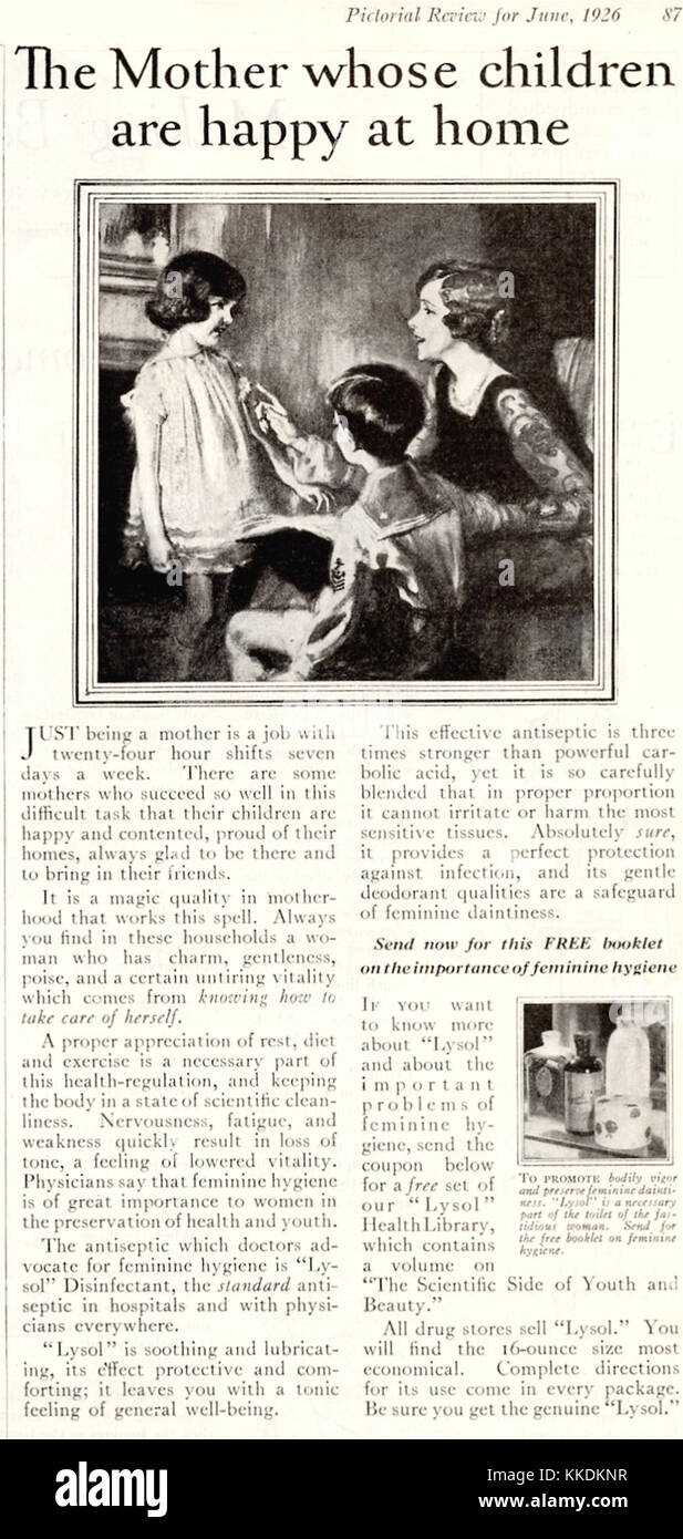 Lysol ad hi-res stock photography and images - Alamy