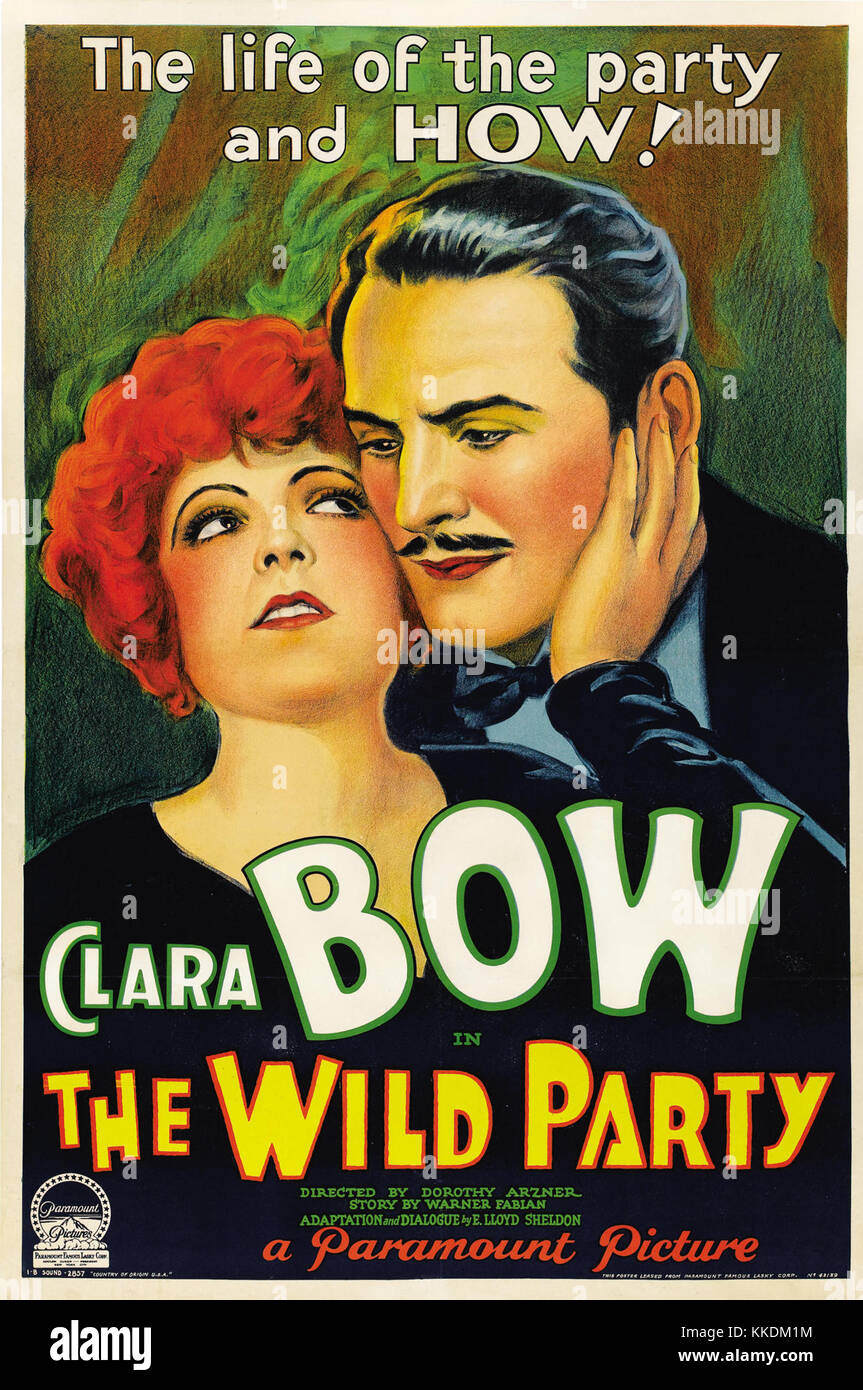 Poster - Wild Party, The (1929) 01 Stock Photo - Alamy