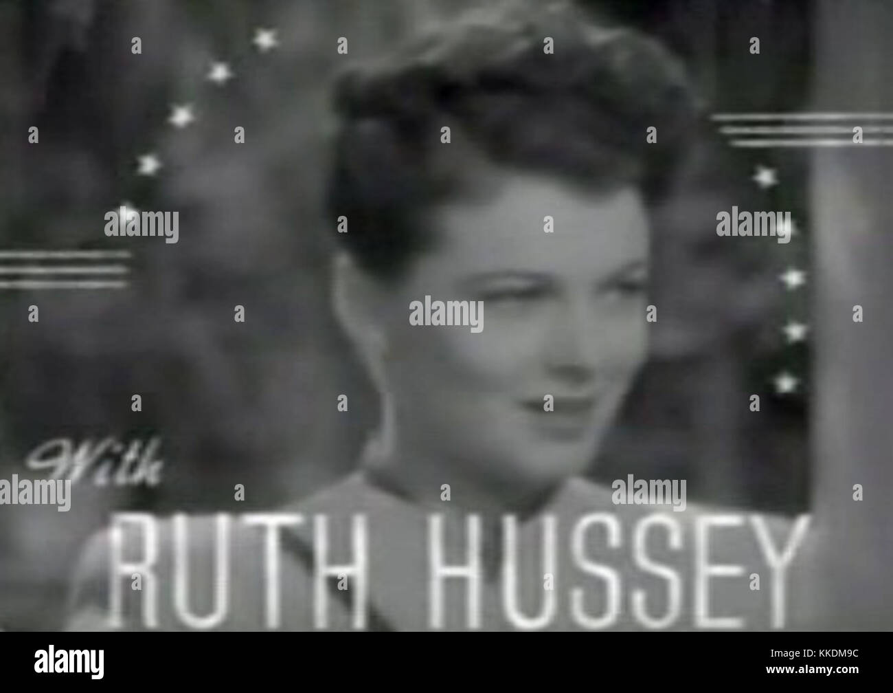 Ruth Hussey appears in a trailer for the 1940 film *The Philadelphia ...