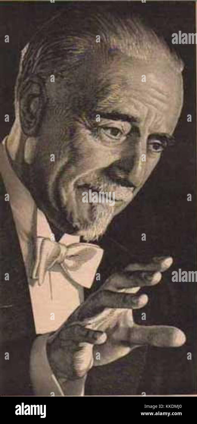Sir Thomas Beecham 1940s Stock Photo - Alamy