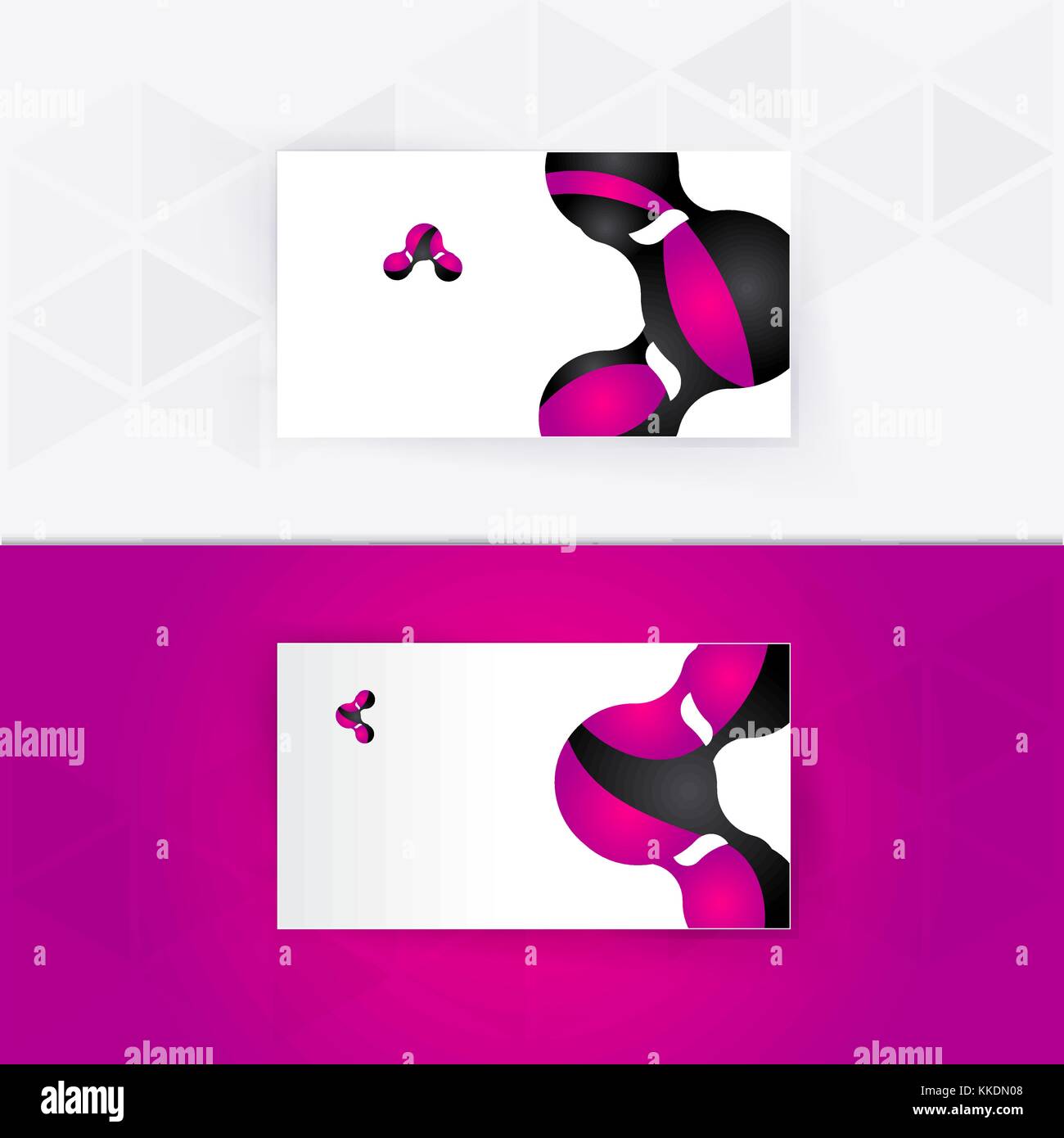 Abstract blank name card template for business artwork. eps 10 Stock ...