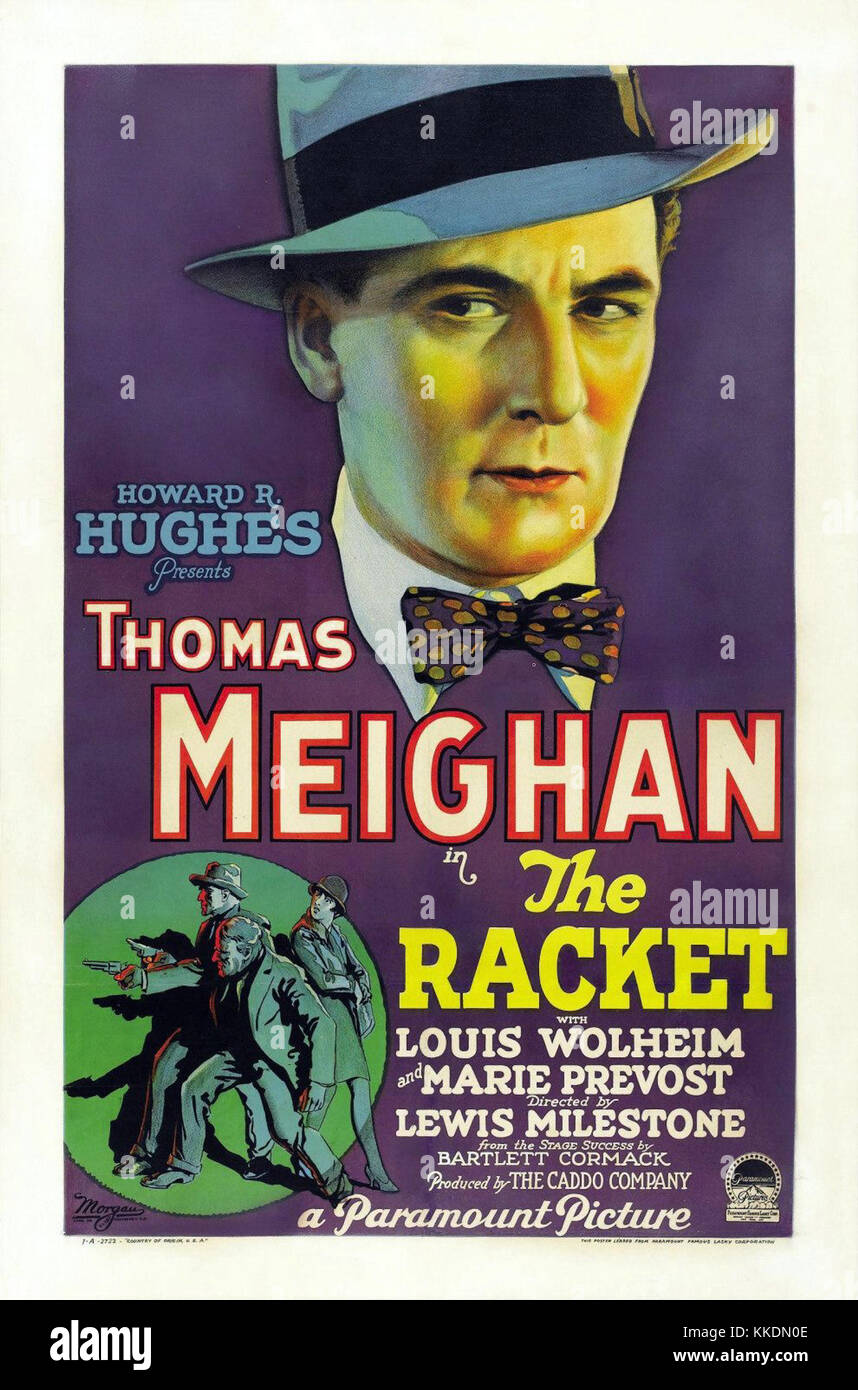 The Racket (1928) film poster Stock Photo - Alamy