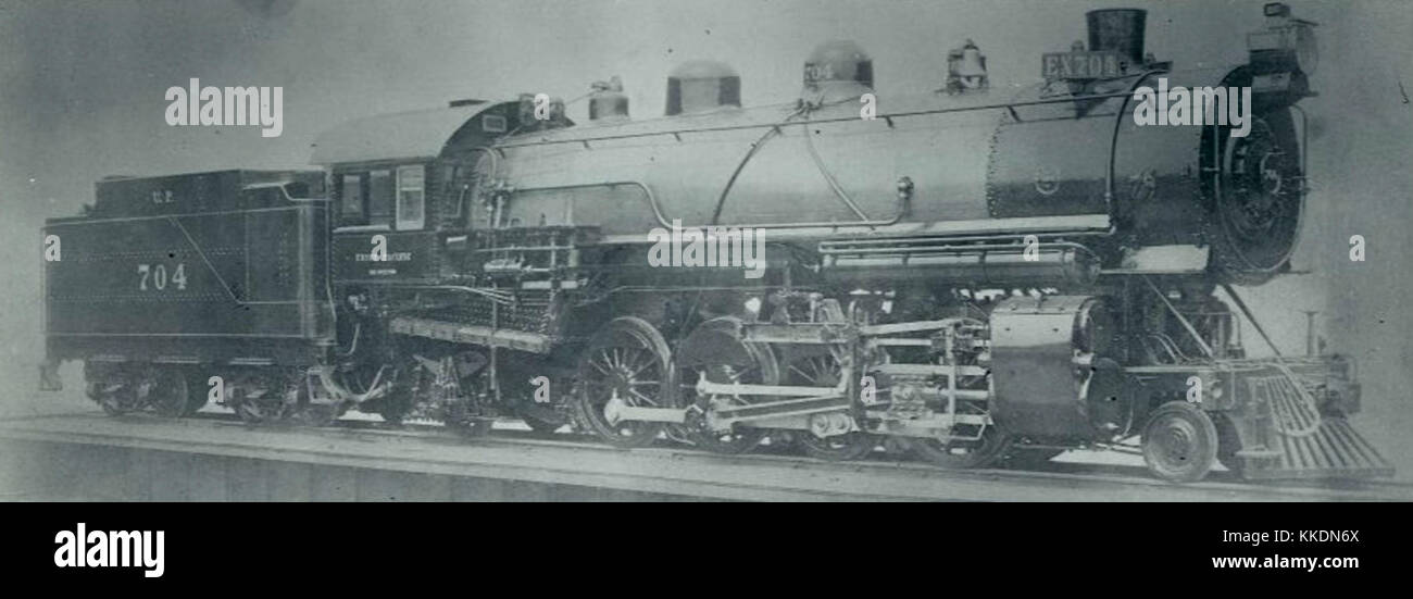 Union Pacific 2-8-2 steam locomotive 704 Stock Photo - Alamy