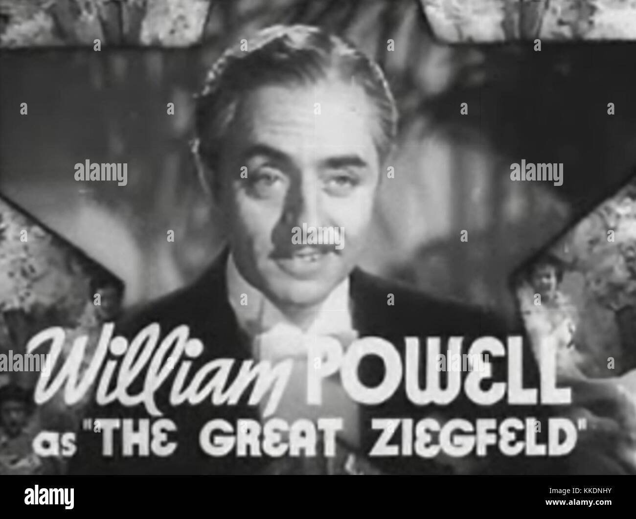 William Powell in The Great Ziegfeld trailer Stock Photo - Alamy