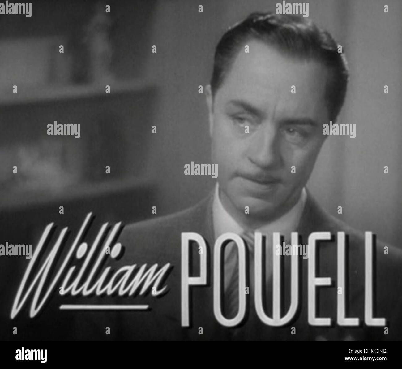 William Powell in Another Thin Man trailer Stock Photo - Alamy