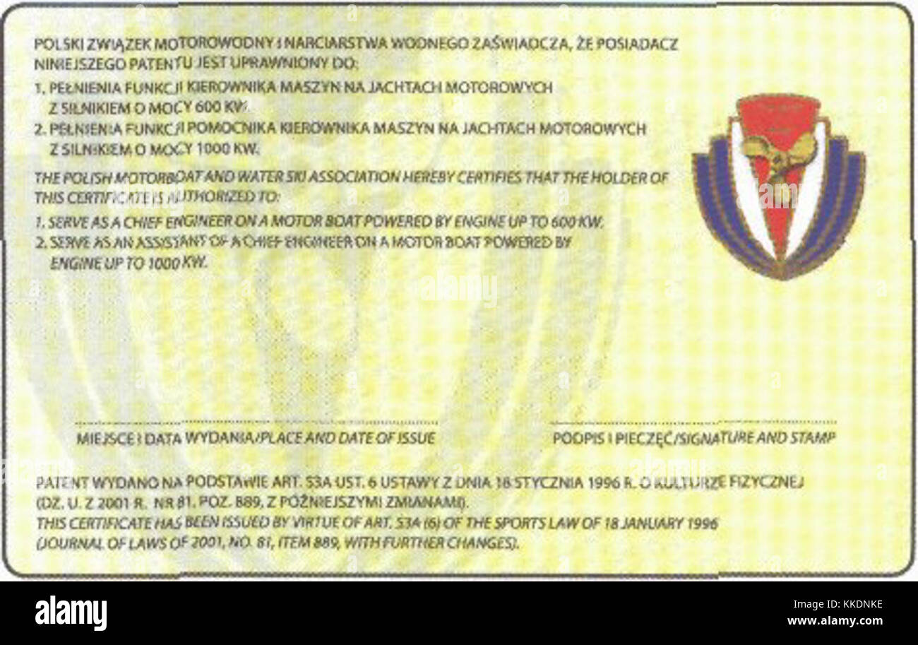 Wz motorzysta motorowodny b Stock Photo - Alamy